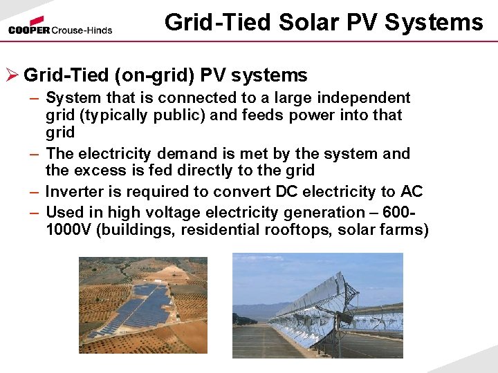1 Presentation Overview Solar Industry Overview Intro into