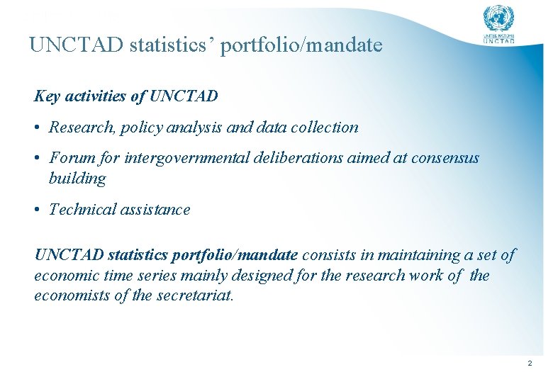 Gathering user feedback Henri Laurencin Head Development Statistics