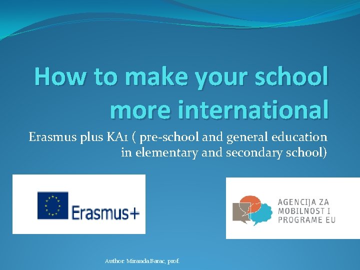 How to make your school more international Erasmus