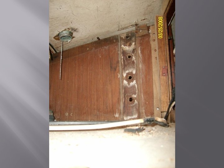 Replacing the Starboard Main Bulkhead By Eric Mueller