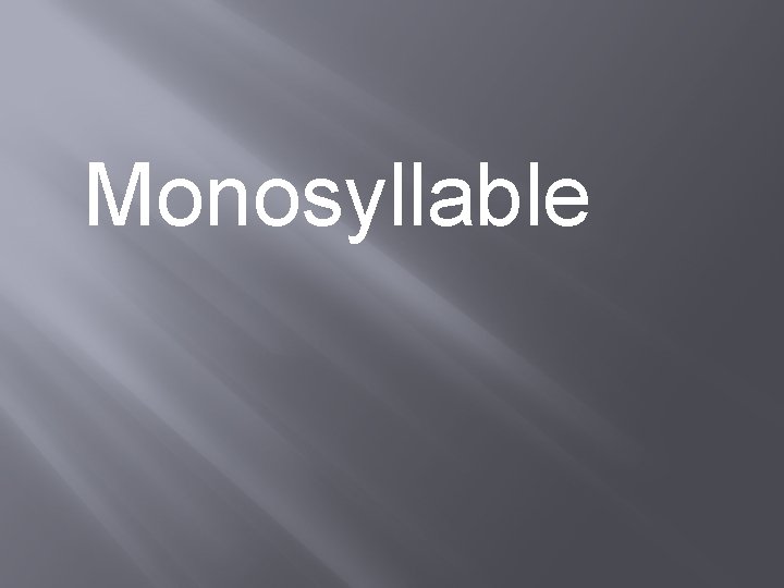 WORD DISSECTION Introduction Background English is a hybrid