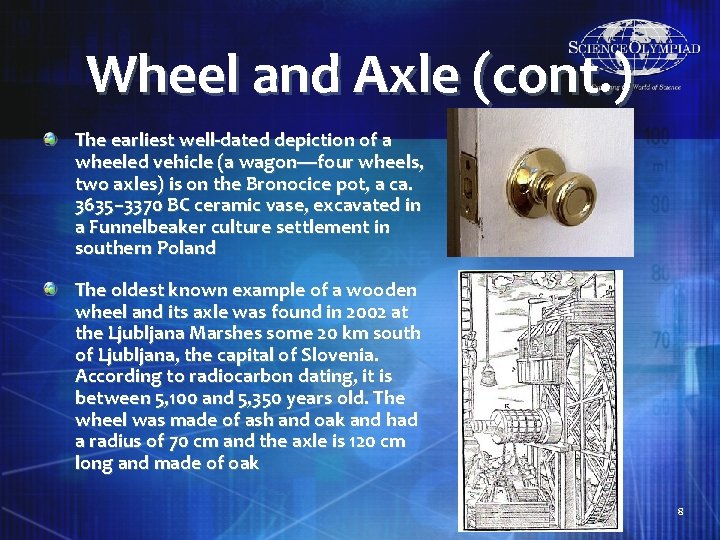 Practice 4Wheel and Axle Machines Mr Burleson geaux