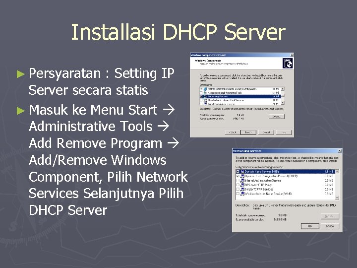 DHCP Server Konsep dan Penerapan Politeknik Elektronikan Negeri