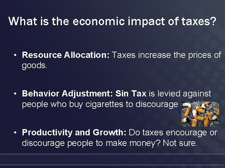 Chapter 9 Sources of Government Revenue 15 Vocabulary