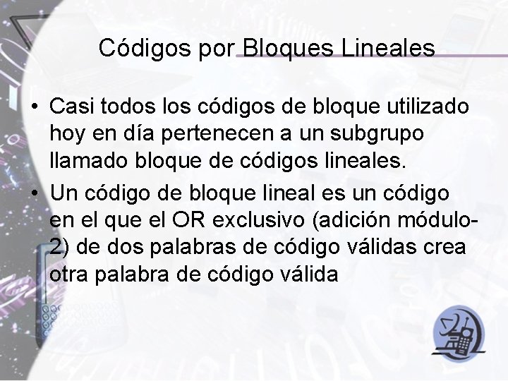Tcnicas de Deteccin y Correccin de Errores Profesora