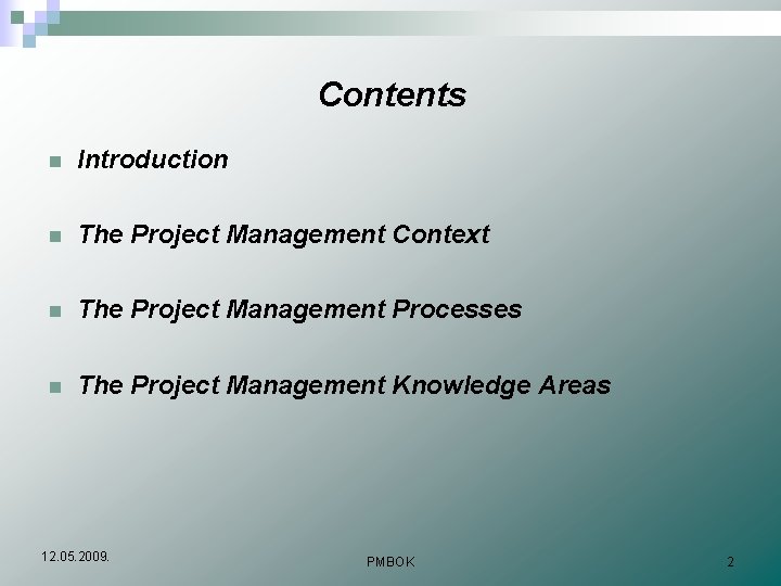 Project Management Body of Knowledge PMBOK Author Petar