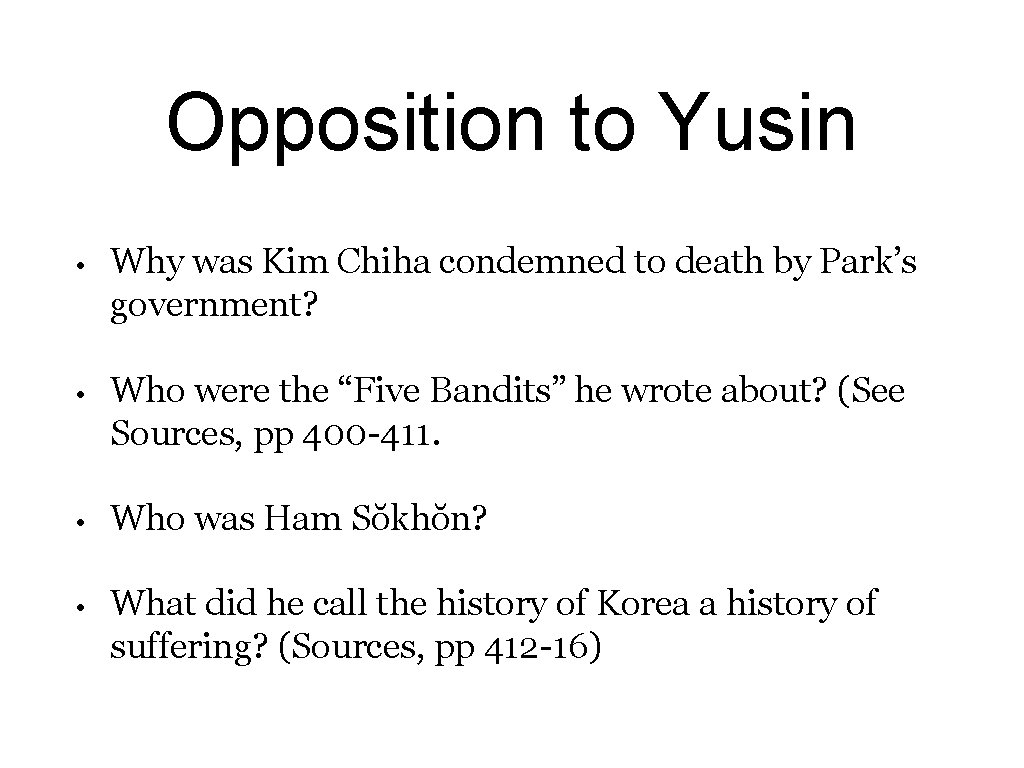 Authoritarian rule under Park Chung Hee and Chun