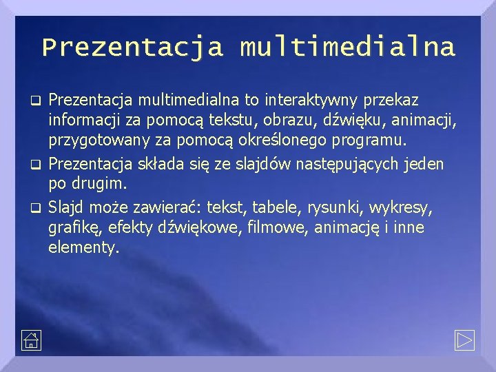 Power Point Beata Sanakiewicz Spis treci Prezentacja multimedialna