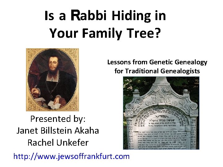 Is a Rabbi Hiding in Your Family Tree