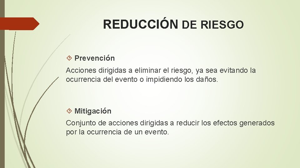 GESTIN DE RIESGOS DE DESASTRES Instituto de Educacin