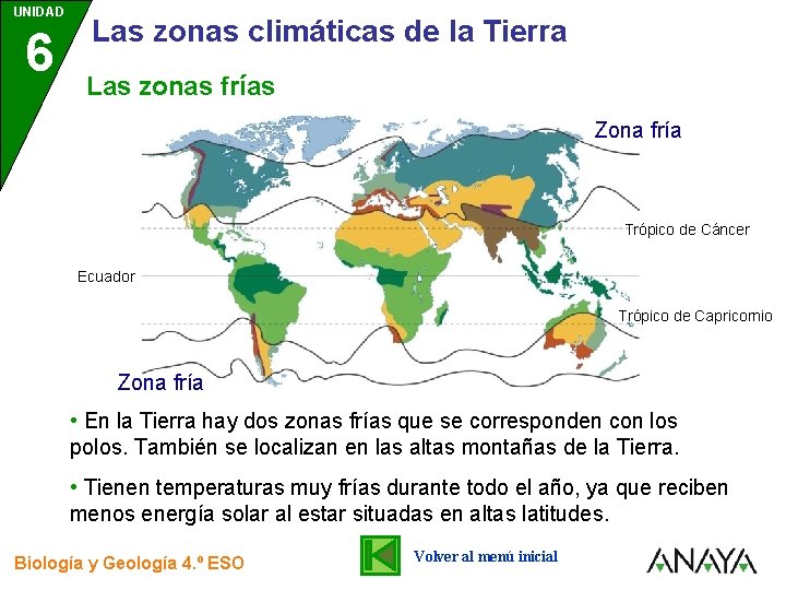UNIDAD 6 Ecosistemas I los factores ambientales LAS