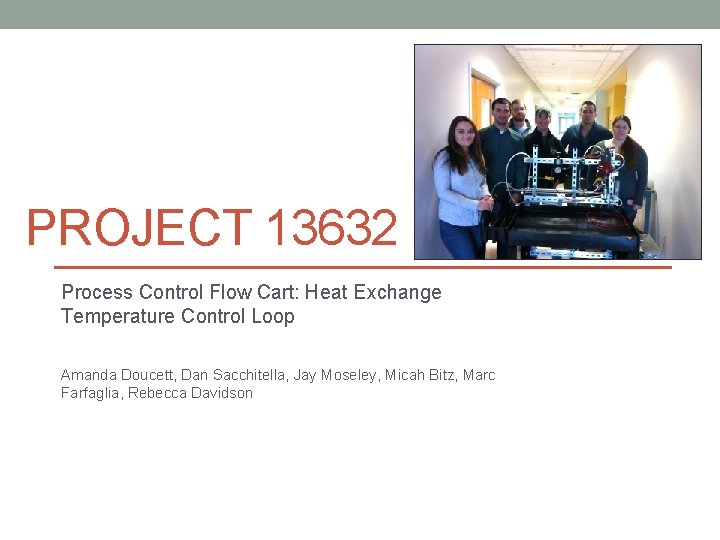 PROJECT 13632 Process Control Flow Cart Heat Exchange