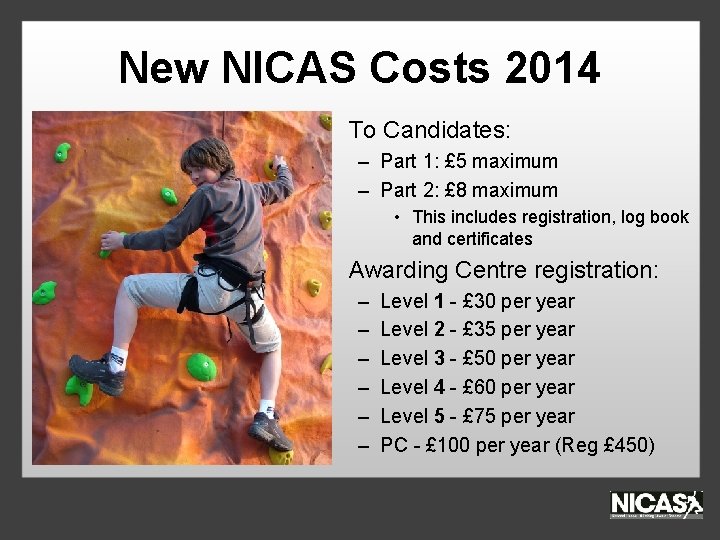 Association of British Climbing Walls Training Trust l