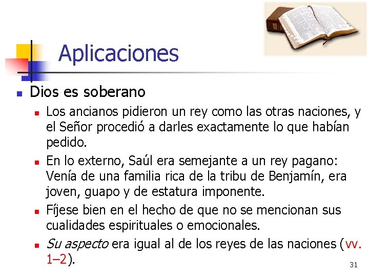 Unidad 11 Samuel Estudio Israel pide un rey