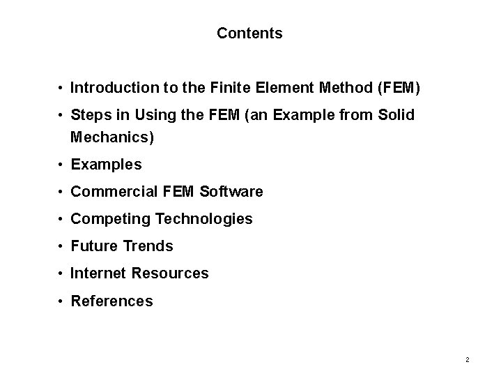 Finite Element Primer for Engineers Part 2 Mike
