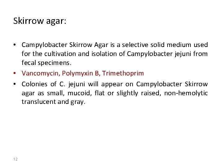 Diagnostic microbiology lecture 7 CAMPYLOBACTER Abed El Kader
