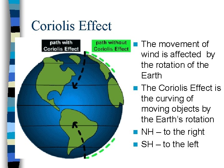 The Atmosphere Section 3 Atmospheric Pressure and Winds