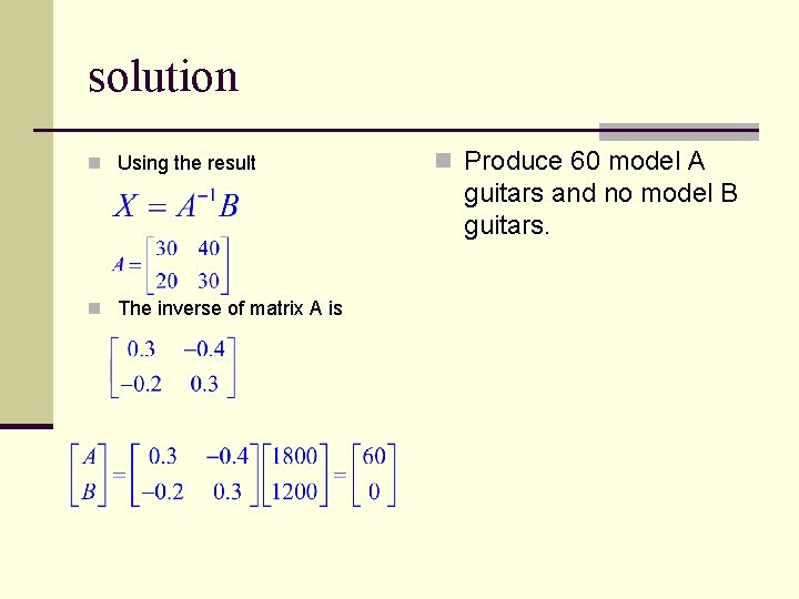 4 6 Matrix Equations and Systems of Linear
