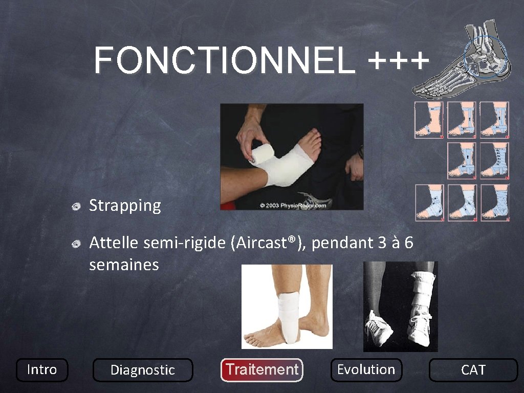 ENTORSES DE LA CHEVILLE EPIDEMIOLOGIE Urgence traumatique la