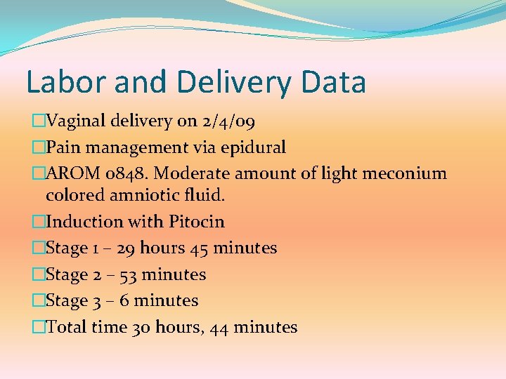 Parent Newborn Nursing Case Study Tammy Bailes Mellanie