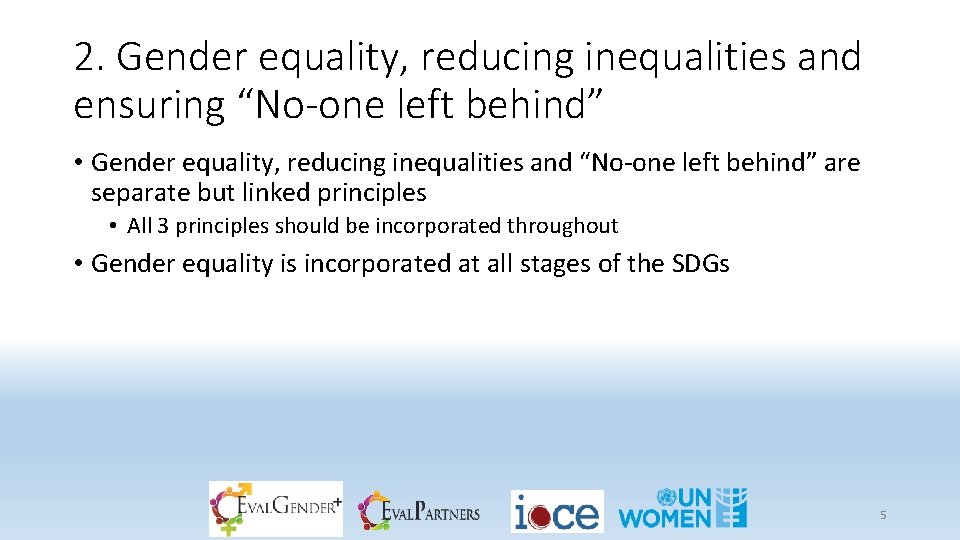 Module 6 Key Concepts Gender equality and sustainabilityresilience