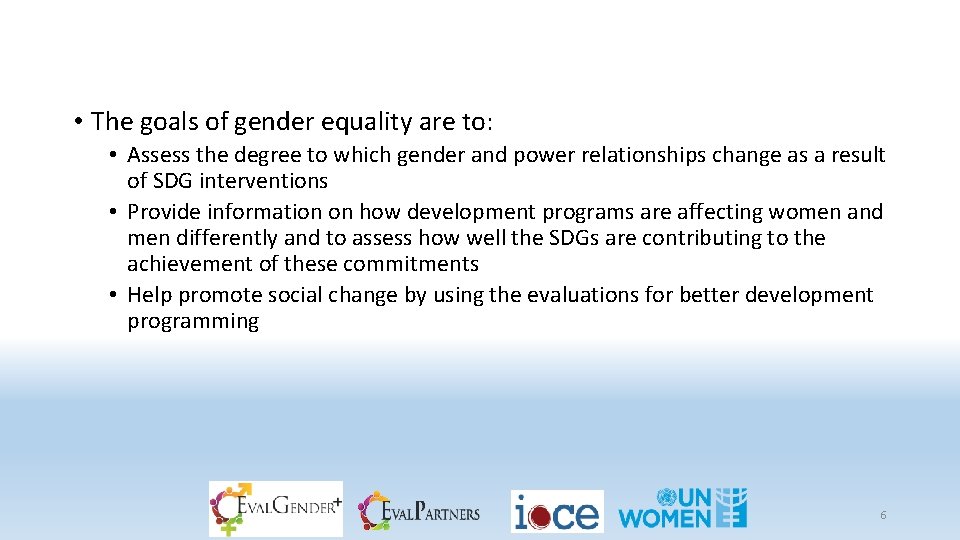 Module 6 Key Concepts Gender equality and sustainabilityresilience