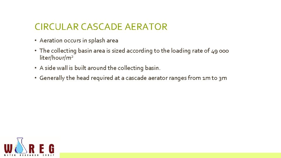 AERATION PROCESS Dr Abdul Haqi bin Ibrahim Water
