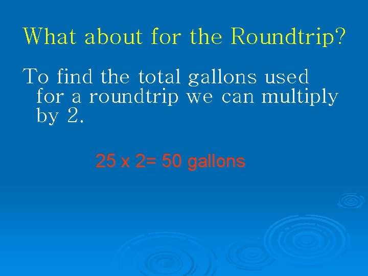Road Trip Using Multiplication and Division of Decimals