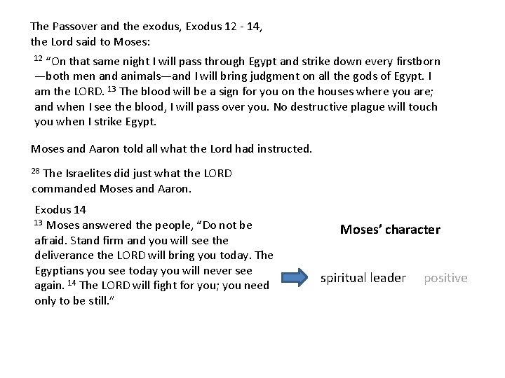 Character study of Moses part 1 Prepared by