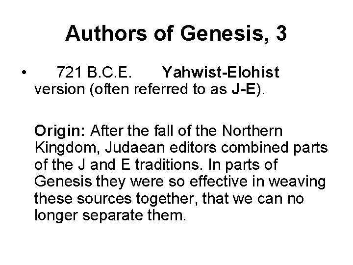 Biblical Creation Stories anthropomorphism Adam and Eve covenant