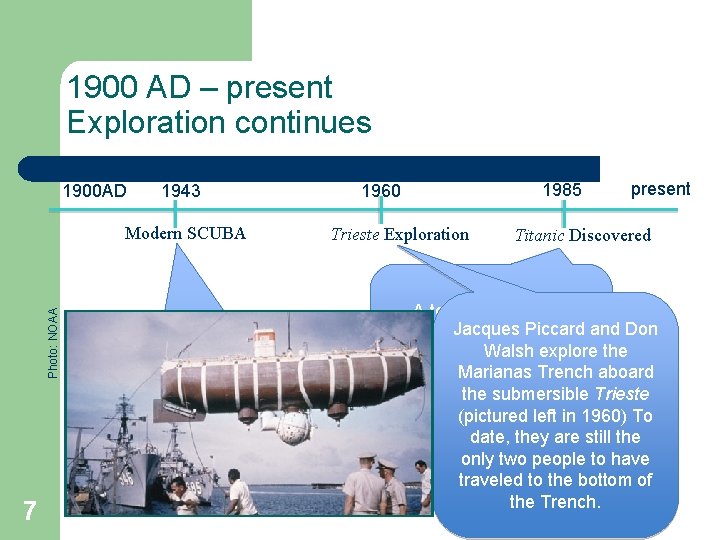 Lesson 2 Ocean Exploration Social Science Today we
