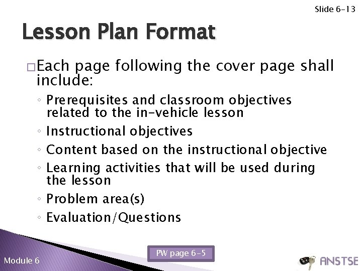 Module 6 Putting it All Together and Practice