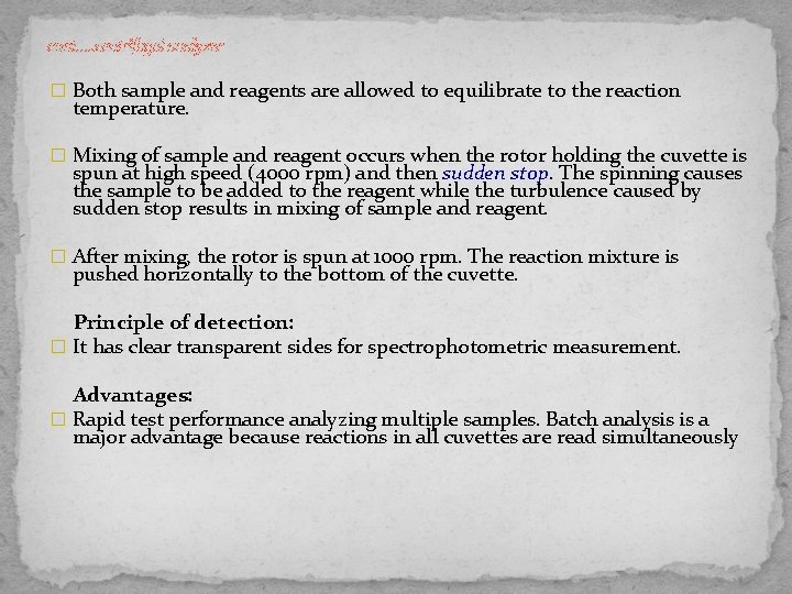 CLINICAL CHEMISTRY AUTOANALYZERS PREPARED BY Dr Adeel Chaudry