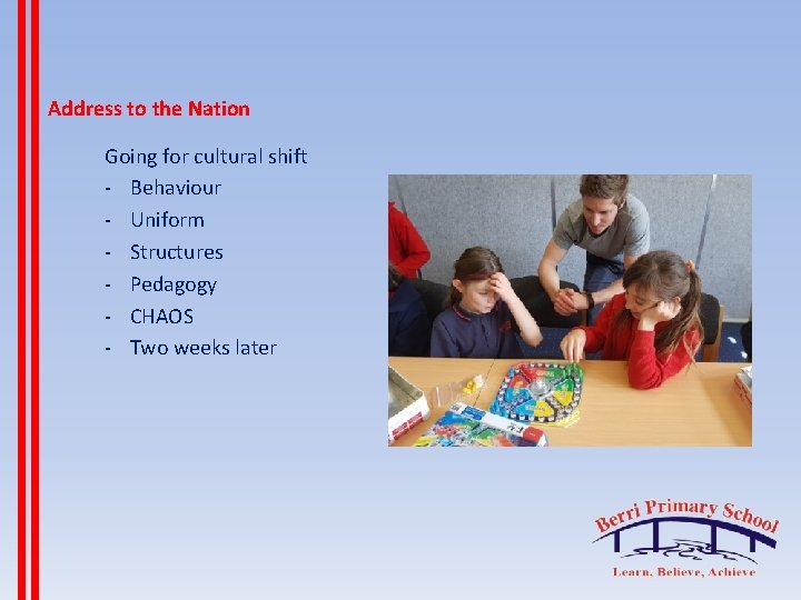 Berri Primary School Behaviour Levels Renmark North Experience