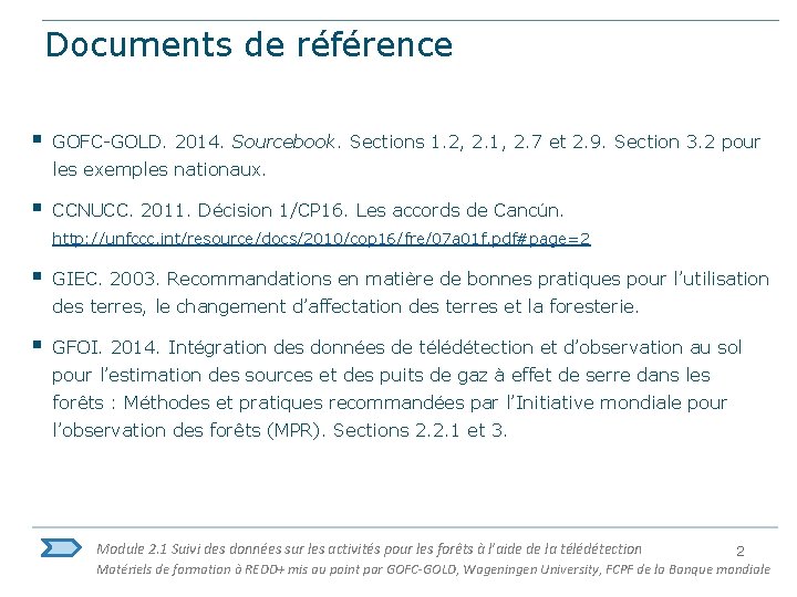 Module 2 1 Suivi des donnes sur les