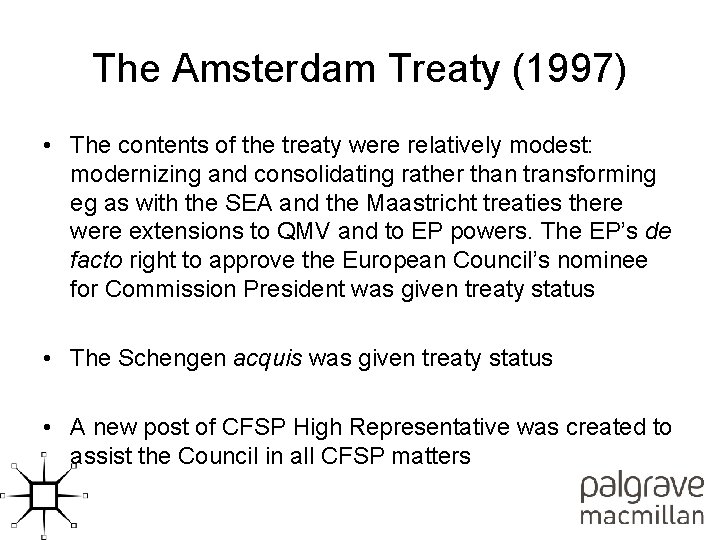 The Evolving Treaty Framework Slides to support Chapters