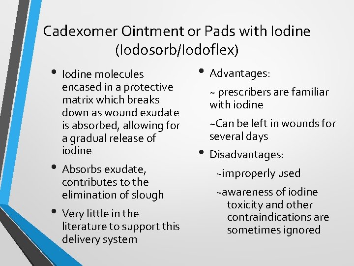 Wound Management in the Elderly Stephanie Yates MSN