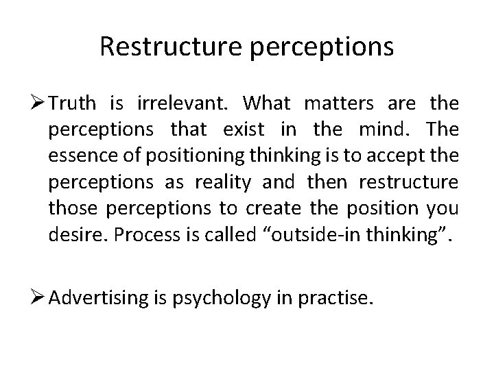 Positioning The battle for Your Mind Authors Al