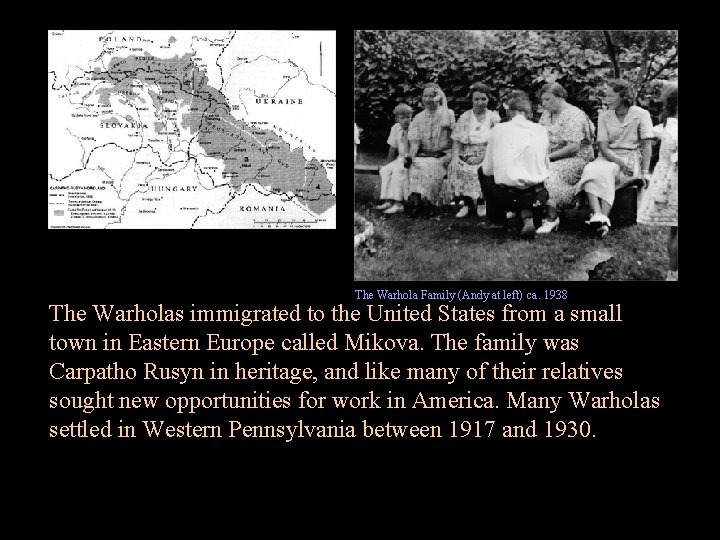 Andy Warhol Biography with a focus on his