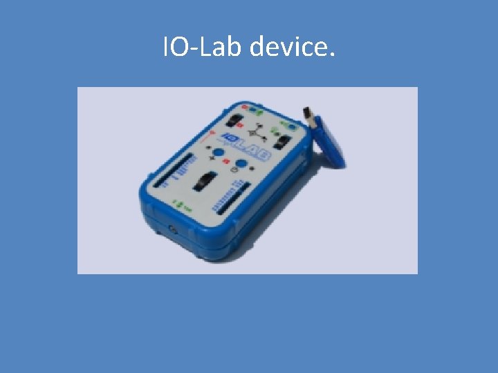 Newtons Third Law and the IOLab An application