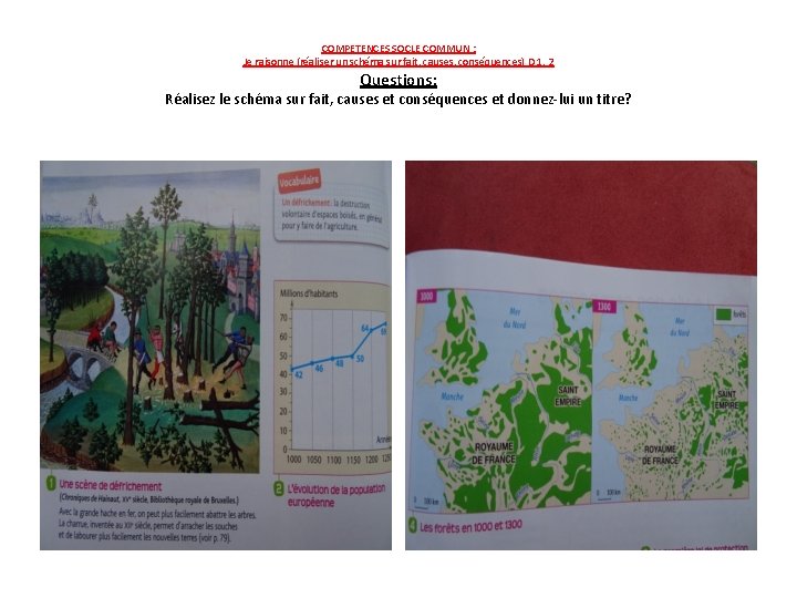 COMPETENCES SOCLE COMMUN Janalyse un document le plan