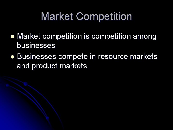 Economics Chapter 2 Types of Economies l l
