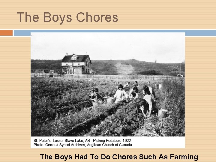 RESIDENTIAL SCHOOLS A Shameful Event In Canadian History