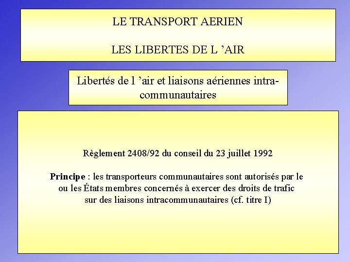 LA CONVENTION DE CHICAGO LES LIBERTES DE LAIR