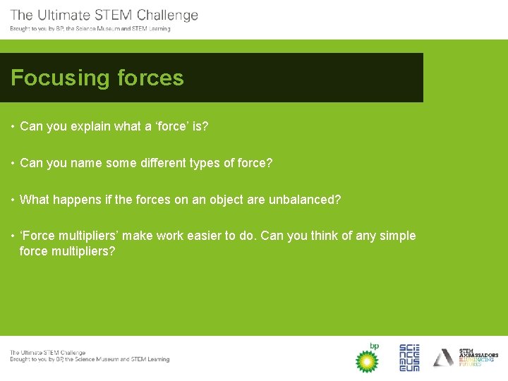 The Ultimate STEM Challenge The Ultimate STEM Challenge