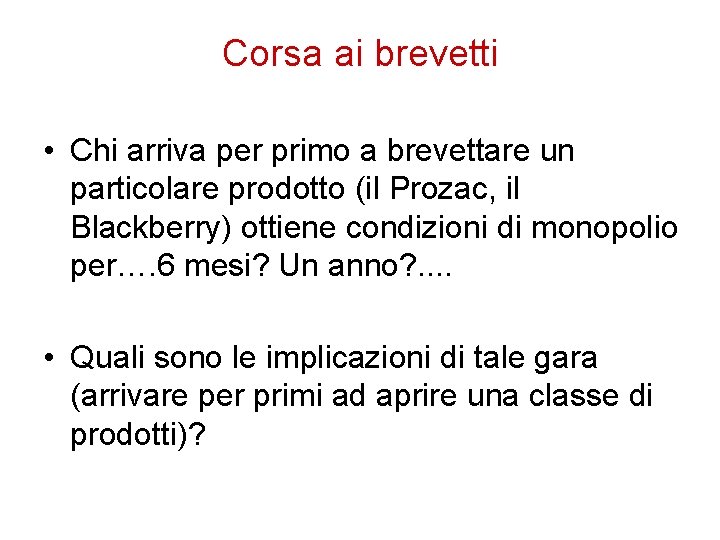 Lezione 6 I brevetti Cabral 16 e appunti