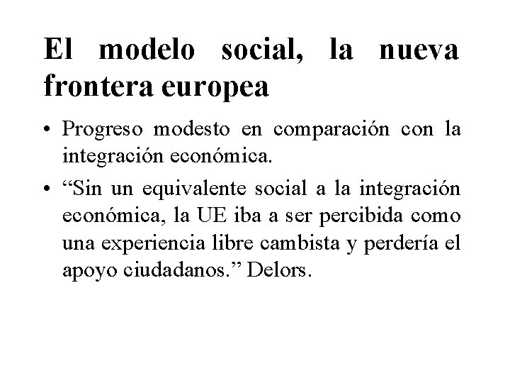 La Sociedad Europea Contempornea El Modelo Social Europeo