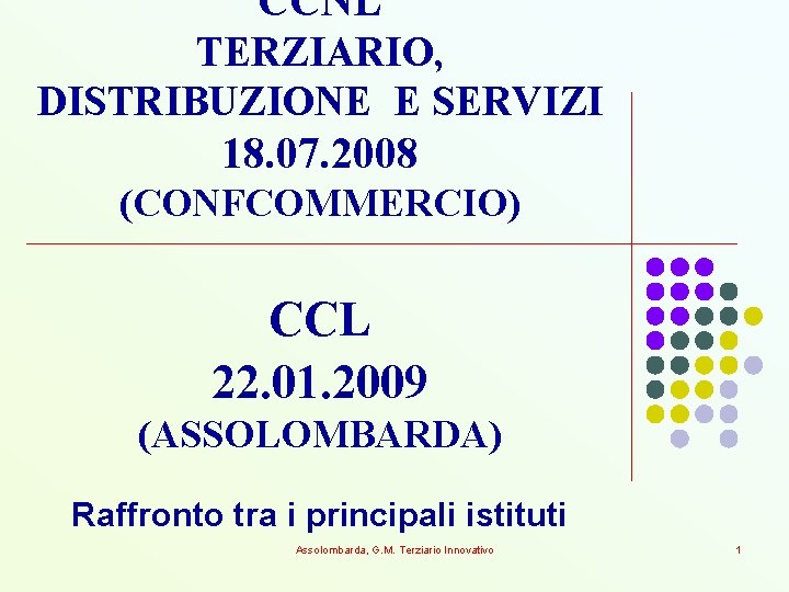 CCNL TERZIARIO DISTRIBUZIONE E SERVIZI 18 07 2008