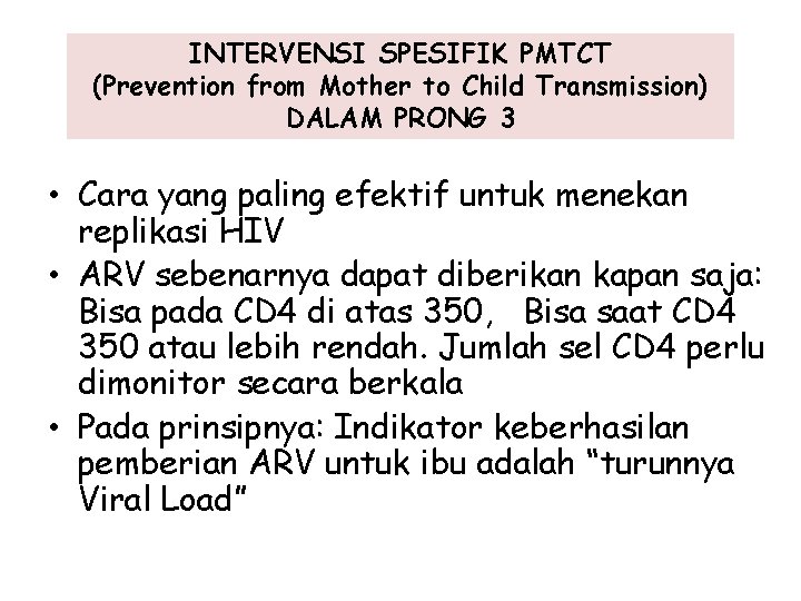 HIV PADA BAYI ANAK Ninis Indriani M Kep