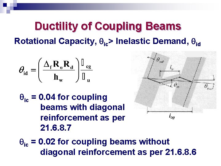 Coupling Beam Detailing - The Best Picture Of Beam